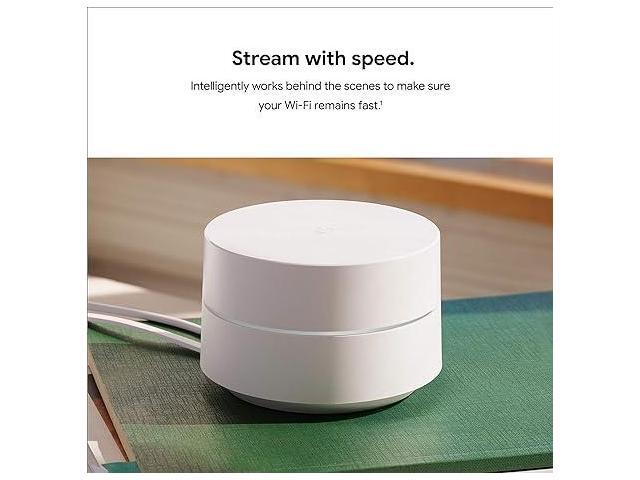 Refurbished: Google Nest Wifi GJ2CQ AC1200 Dual-Band Mesh Wi-Fi System ...
