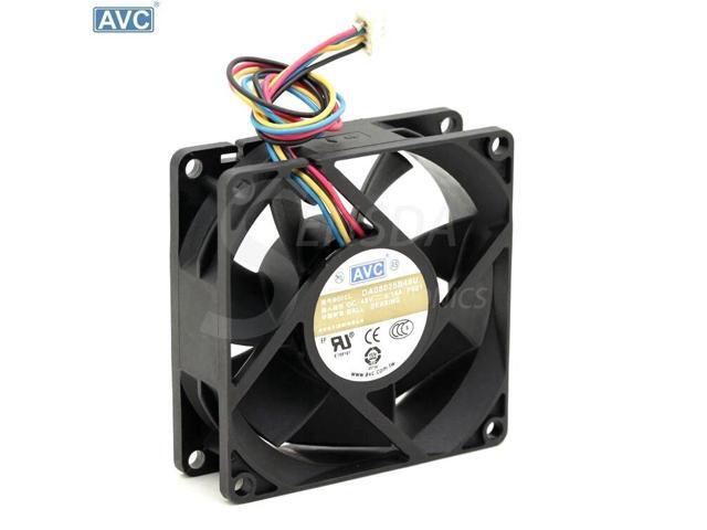 For AVC DA08025B48U P021 DC48V 0.14A 4-wire 80x80x25mm server inverter ...