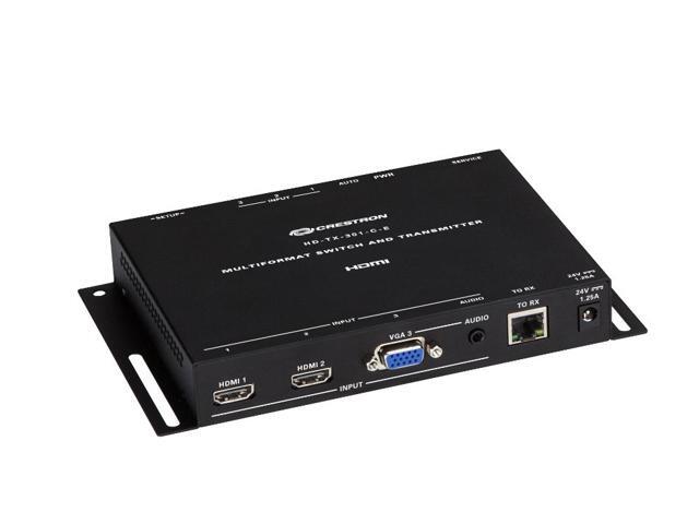 Crestron HD-TX-301-C-E DM Lite Transmitter and 3x1 Auto-Switcher ...