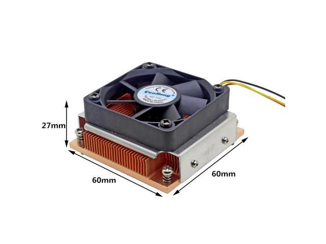 1U Server CPU Cooler Copper heatsink cooling fan for Intel Core PGA988 ...