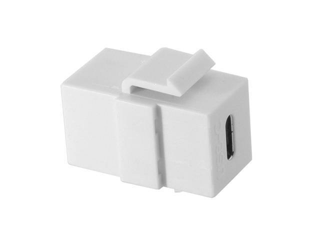 USB C Keystone Jack, USB 3.1 Type-C Connector Keystone Insert Female to ...