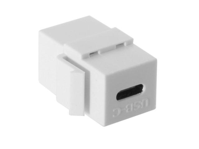 USB C Keystone Jack, USB 3.1 Type-C Connector Keystone Insert Female to ...