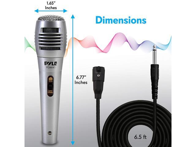 Pyle Wired Dynamic Microphone-Professional Moving Coil Unidirectional ...