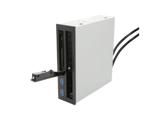 Syba 5.25" Bay Adapter for Slim Optical Drive, 2.5" Trayless Rack for ...
