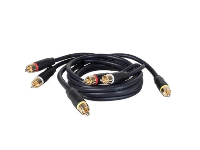 3 Dynex DX-AV060 Composite (M) to (M) Video Cable & 2 RCA (M) to (M ...
