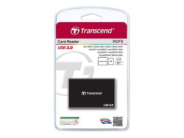 Transcend USB 3.0 Super Speed Multi-Card Reader for SD/SDHC/SDXC/MS/CF ...