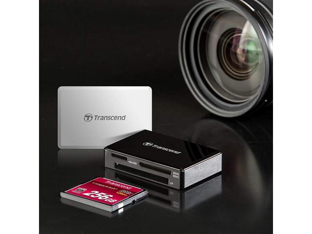 Transcend USB 3.0 Super Speed Multi-Card Reader for SD/SDHC/SDXC/MS/CF ...