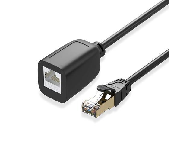CableCreation Cat 8 Ethernet Cable,Cat8 Extension Cable, Double ...