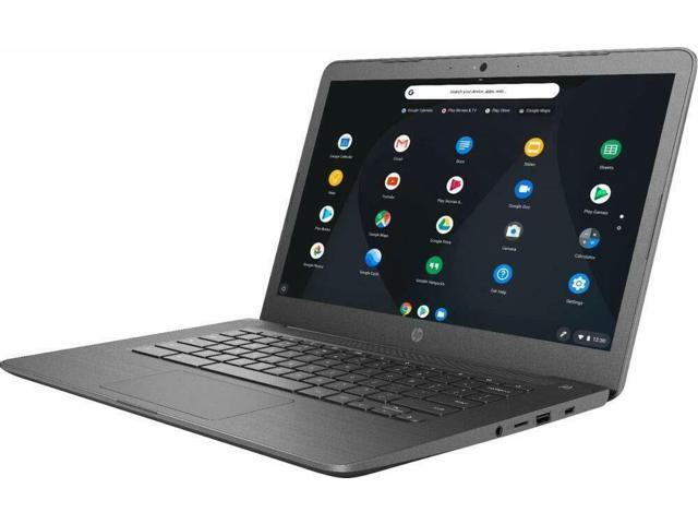 Refurbished: HP Chromebook 14-db0023dx 14" HD WLED Laptop AMD Dual-Core A4-9120C APU 1.6 GHz 4GB ...