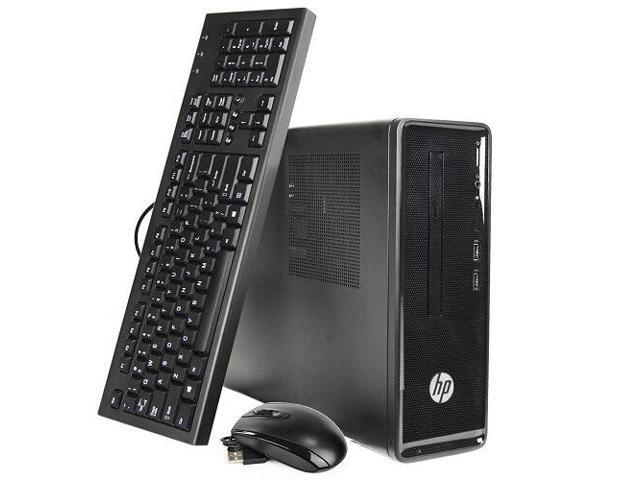 Refurbished: HP Slimline Desktop Tower Computer, Intel Core i3 i3-8100 ...
