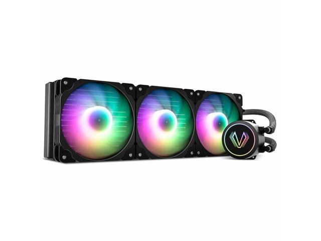 360mm ARGB CPU Liquid Cooler Kit 360mm Radiator W/3pcs 120mm PWM Fan ...