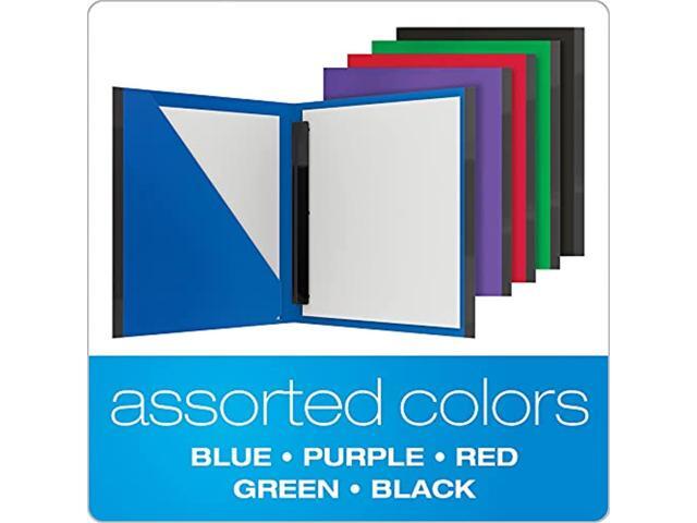 Plastic Portfolio 5 Pack, Durable Poly Report Cover, Easy Snap ...