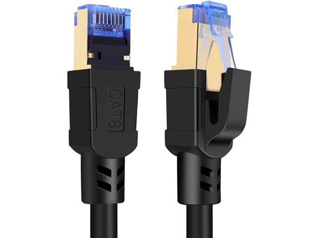 Cat8 Ethernet Cable, High Speed Cat 8 Network Ethernet Patch Internet ...