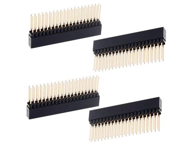 2 x 20(40 Pin) Stacking Header for Raspberry Pi A+/B+/Pi 2/Pi 3 Extra ...
