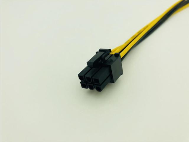 6Pin to 6Pin Power Cable Graphics Card Power PCIE Extension Cable 6 Pin ...