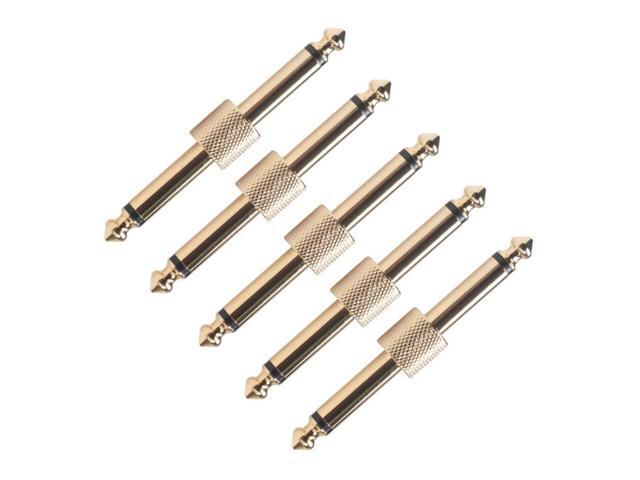 Guitar Effect Pedals Connector 6.35mm Mono Adapter Straight Type Audio ...