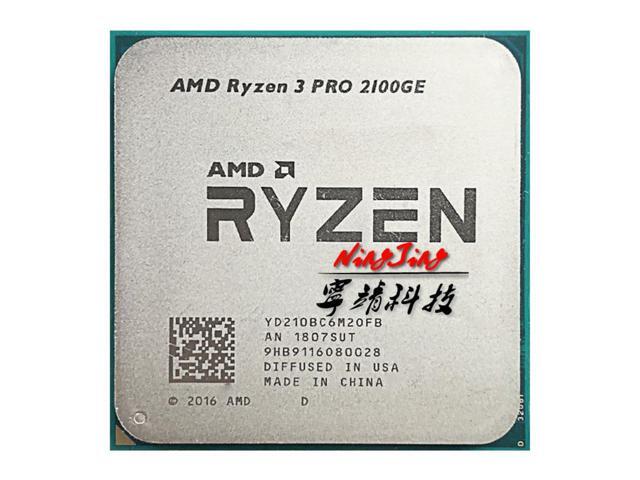 AMD Ryzen 3 PRO 2100GE R3 PRO 2100GE 3.2 GHz Quad-Core Quad-Thread CPU ...