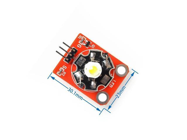 3W High-Power LED Module with PCB Chassis STM32 AVR - Newegg.com