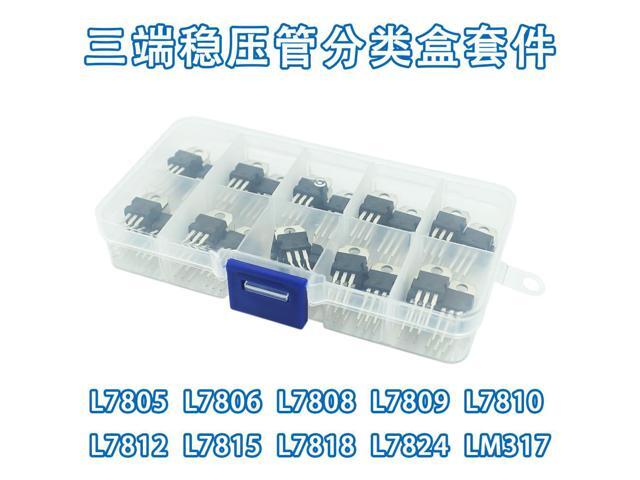 LM317T L7805 L7806 L7808 L7809 L7810 L7812 L7815 L7818 L7824 Transistor ...