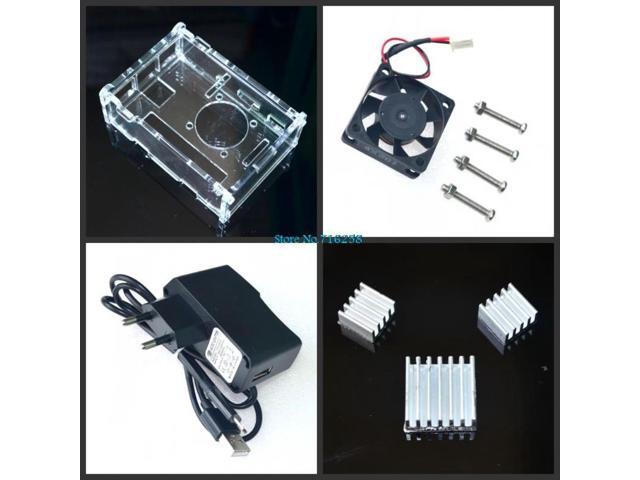 2021 Wholesale Hot sale Raspberry pi 3 Acrylic Case + Heat Sink ...