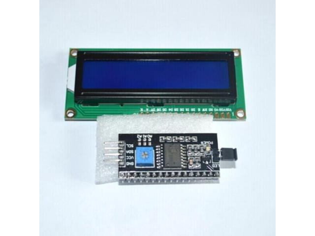 1602 16x2 HD44780 Character LCD /w IIC/I2C Serial Interface Adapter Module - Newegg.com