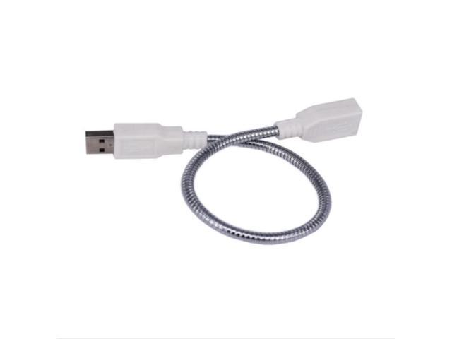 LED Light Adapter Cable 360 Degree Bending Metal Flexible Tube USB ...