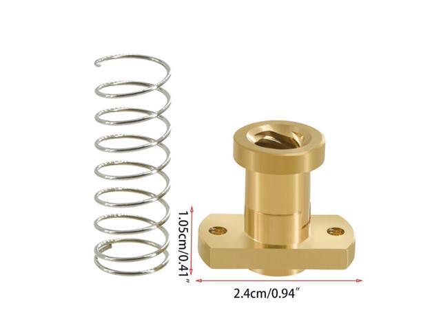 T8 Anti Backlash Nut Elimination Brass Nuts for Upgrade Ender 3 CR-10 ...