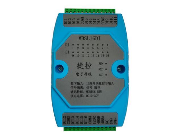 16 way digital input isolation MODBUS acquisition control RS485 control module - Newegg.com
