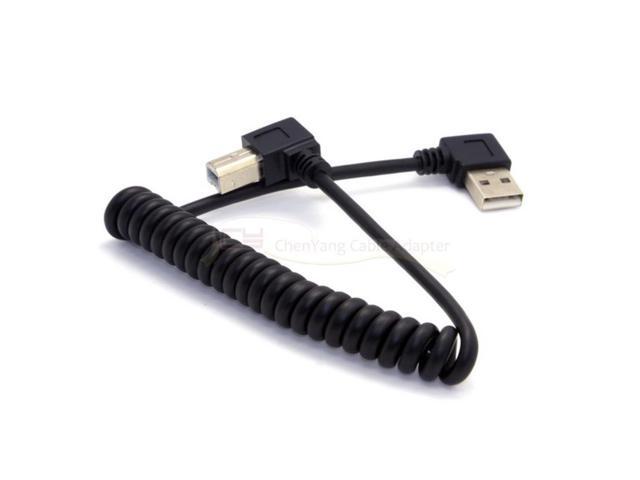 USB Cable Right Angled USB 2.0 A Male to B Angled Male 90 degree ...