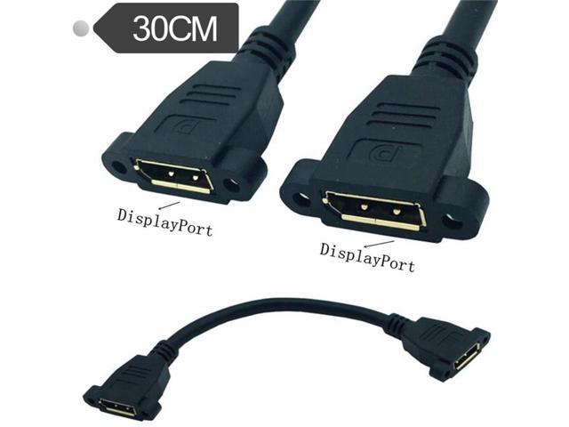 DisplayPort Female Socket Panel Mount to Socket Panel Mount Female ...