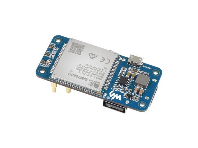 SIM7600G-H 4G HAT (B) for Raspberry Pi, LTE Cat-4 4G / 3G / 2G Support ...