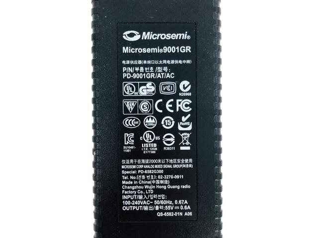 Refurbished: Microsemi PD-9001 PD-9001GR/AT/AC POE Injector 55V 0.6A ...
