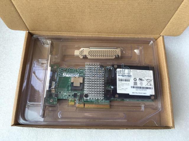 LSI MegaRAID SAS/SATA 9260-4i 4-Port 6Gb/s Internal PCI-E RAID CARD+LSI ...