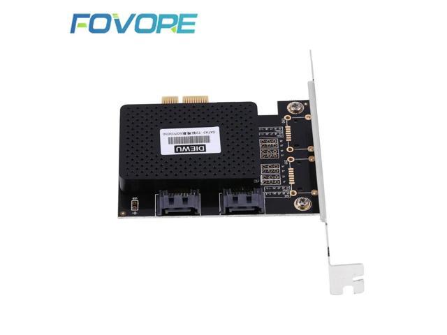 PCI-E SATA 1X 4X 8X 16X PCI-E Cards PCI Express to SATA 3.0 2-Port SATA ...