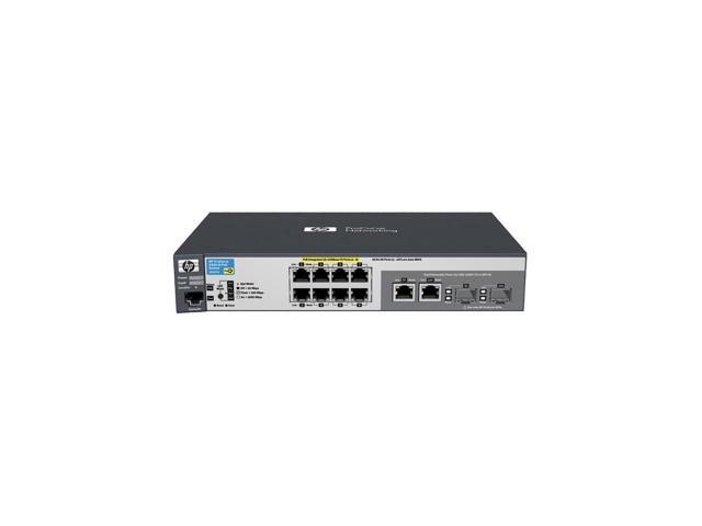Refurbished: HPE ProCurve 2520-8-PoE Ethernet Switch J9137A w/ AC Power ...