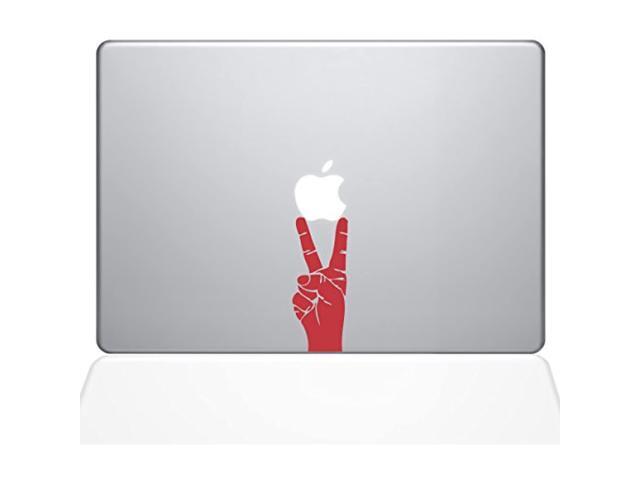 Peace Sign Hand Macbook Vinyl Sticker - 13" Macbook Pro (2016 & Er ...
