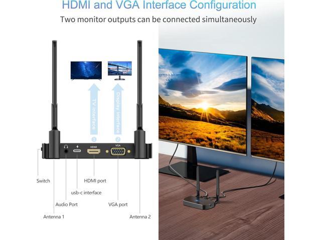 Wireless HDMI Transmitter and Receiver HDMI Wireless 4K/5G Wireless ...