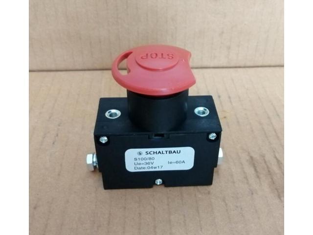 SCHALTBAU S100/80 36V 60A Emergency Stop Switch Disconnect Switch For ...