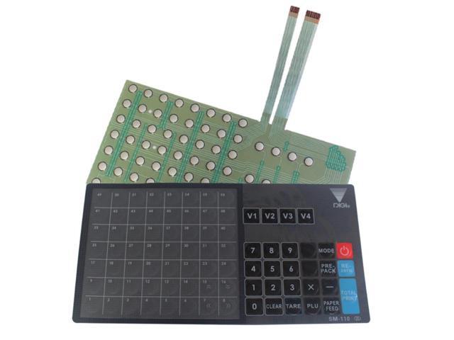 5set English Version keyboard film with circuit For Digi SM-80 SM-90 SM ...