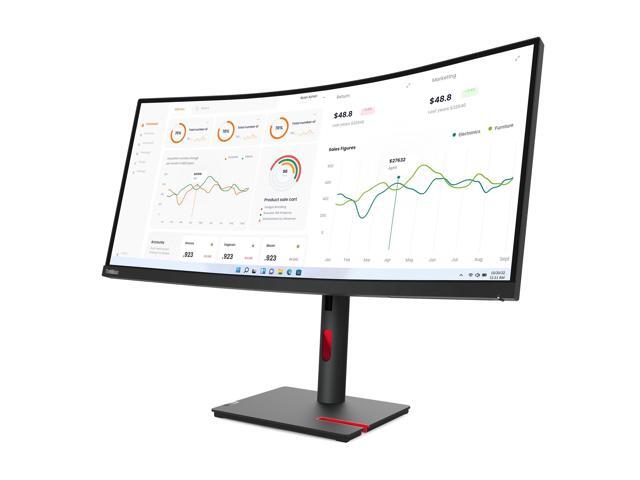 Lenovo ThinkVision 34 inch Curved Monitor - T34w-30 - Newegg.com