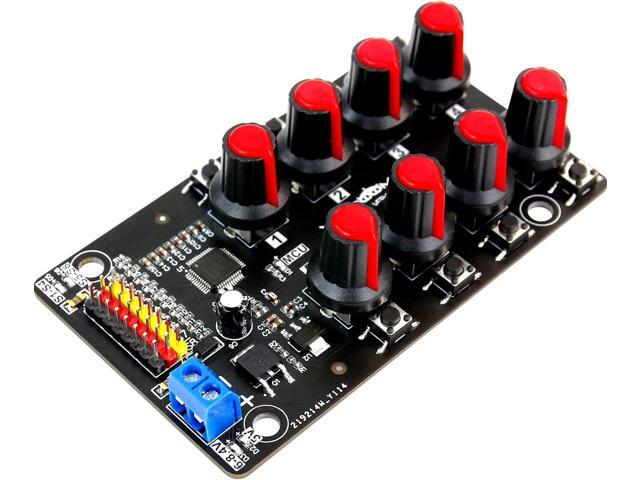 Yahboom RC Servo Tester 1 8 16 Channels Servo Motors Controller ...