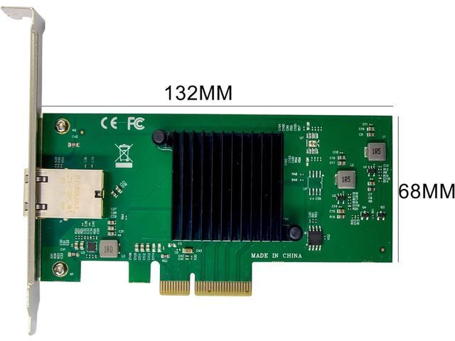 10G PCIe Network Card NIC Adapter with AQC107 Chipset +3ft Cat8 ...