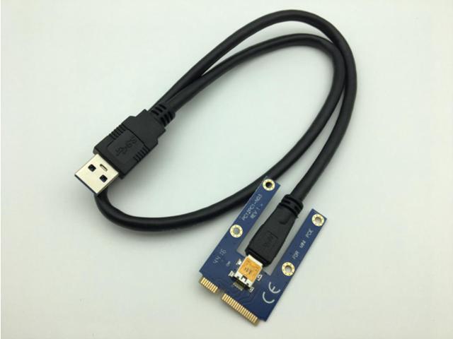 Mini PCIe Riser PCI Express 1x to 16x for Laptop External Graphics Card ...