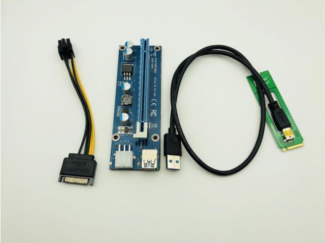 USB 3.0 Rise Mini PCI-E to PCIe PCI-E PCI Express 1x to 16x Riser Card ...
