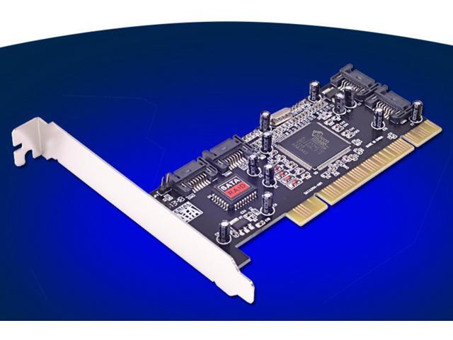 4 Ports Internal SATA PCI Host RAID Controller Card Chipset SIL3114 for ...