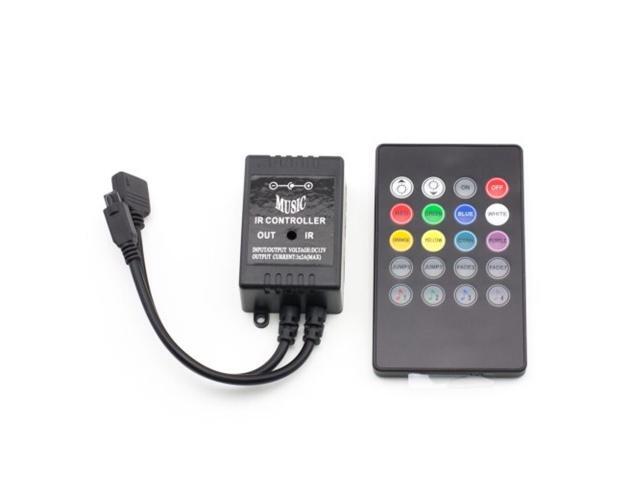 Infrared Music Controller 20 keys IR Remote Controller Sound Sensor ...