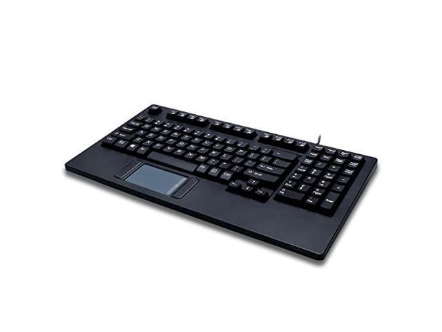 ADESSO AKB-425UB-MRP Black Wired EasyTouchTouchpad Keyboard With ...