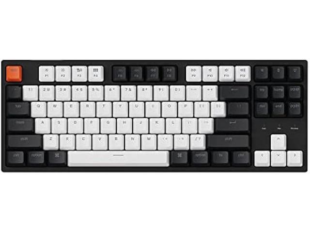 Keychron C1 87 Key TKL Wired Mechanical Keyboard for Mac Windows, 80% ...