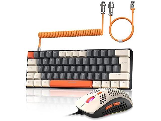 ZIYOU LANG RK-T60 Wired Mechanical Gaming Keyboard and Mouse Combo ...