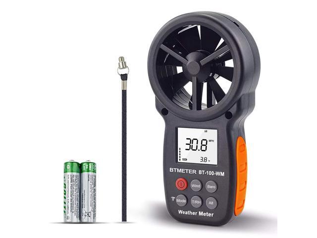 Digital Anemometer Barometer Handheld, for Wind Speed Temperature Wind ...